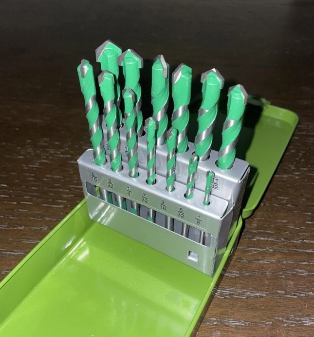 BRAND NEW Millner-Haufen 13 Piece Multi-Purpose Drill Bit Set 1/8"-1/2 ...