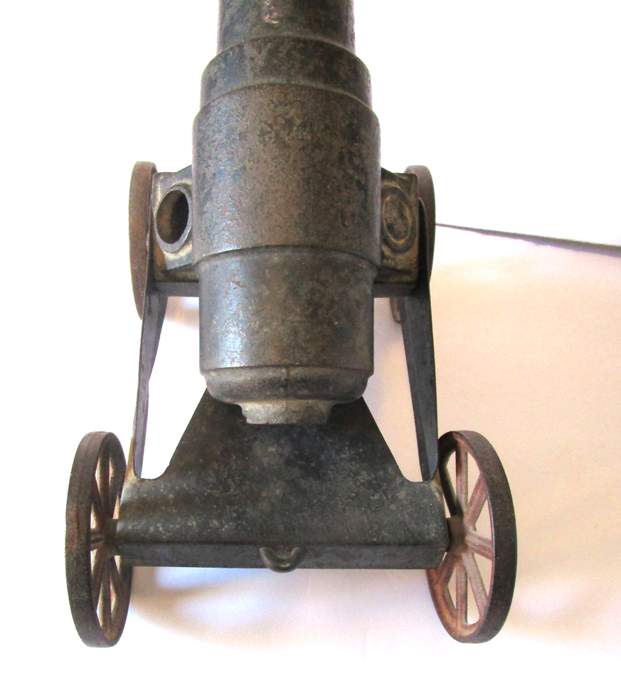 ANTIQUE LARGE CAST IRON SIGNAL CANNON | eBay