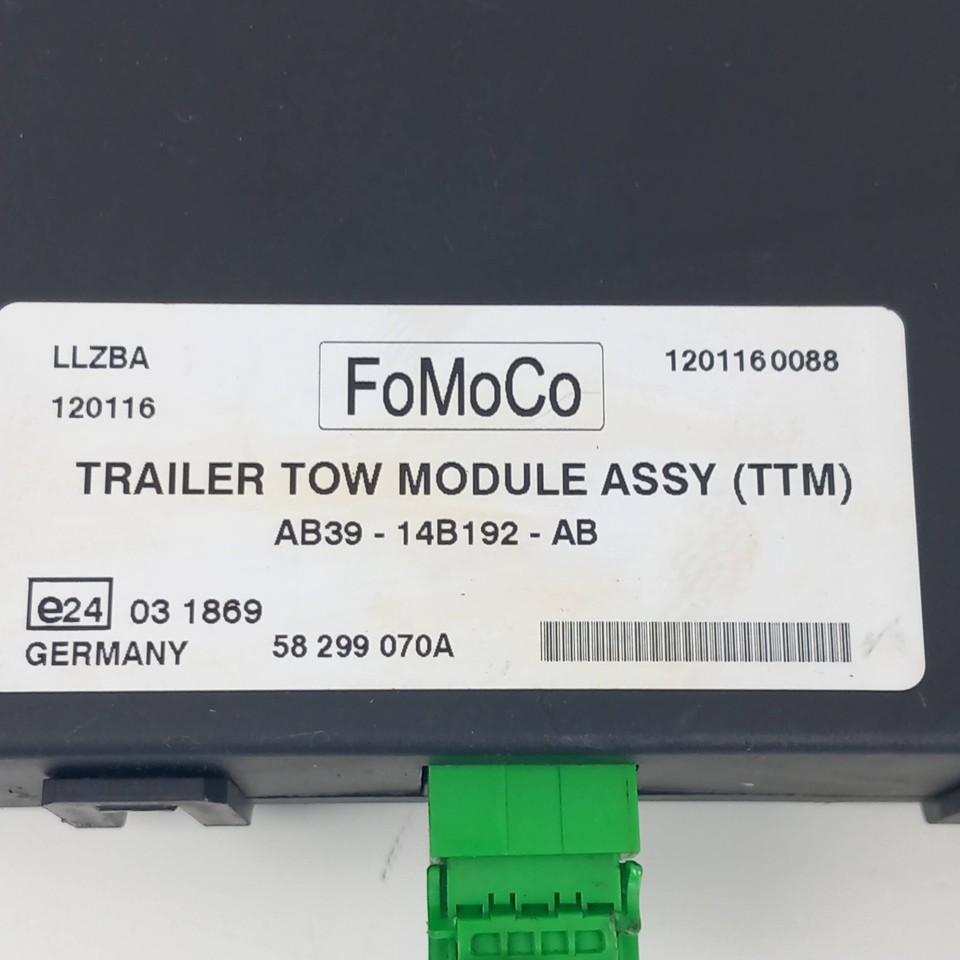 2012-2019 Ford Ranger Trailer Towing Tow Bar Control Module ECU AB39 ...