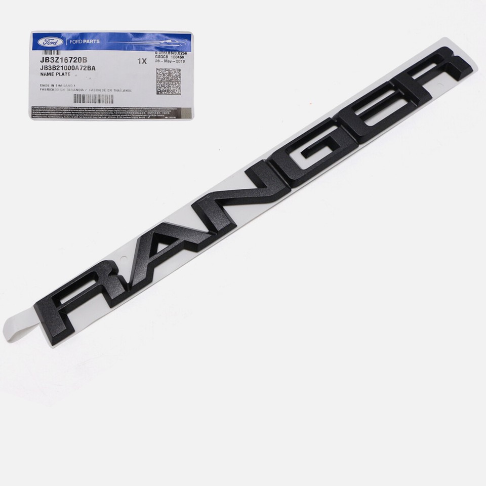 Logo 3D Emblem Tailgate For Ford Ranger XLT Raptor Wildtrak 2012 - 2019 ...