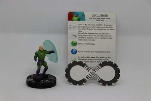 Heroclix - Lex Luthor 020 - DC 10th Anniversary - Rare W/ Card | eBay