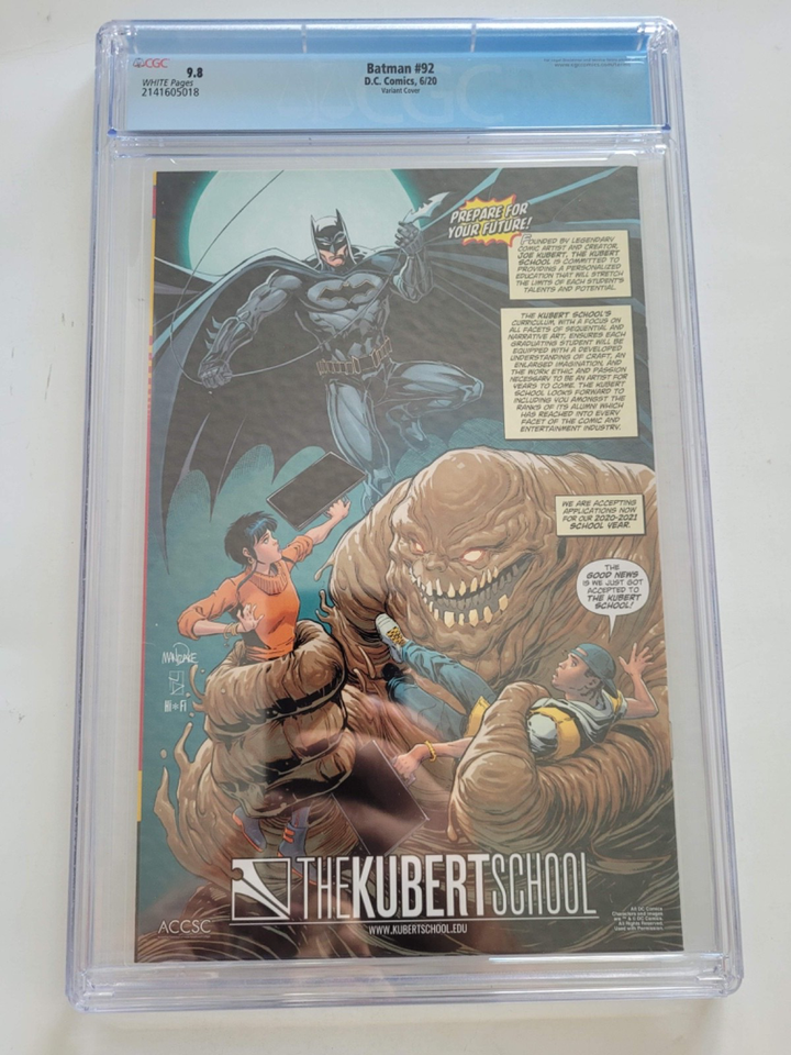 BATMAN #92 CGC 9.8 GRADED DC COMICS THE JOKER! PUNCHLINE! ARTGERM ...