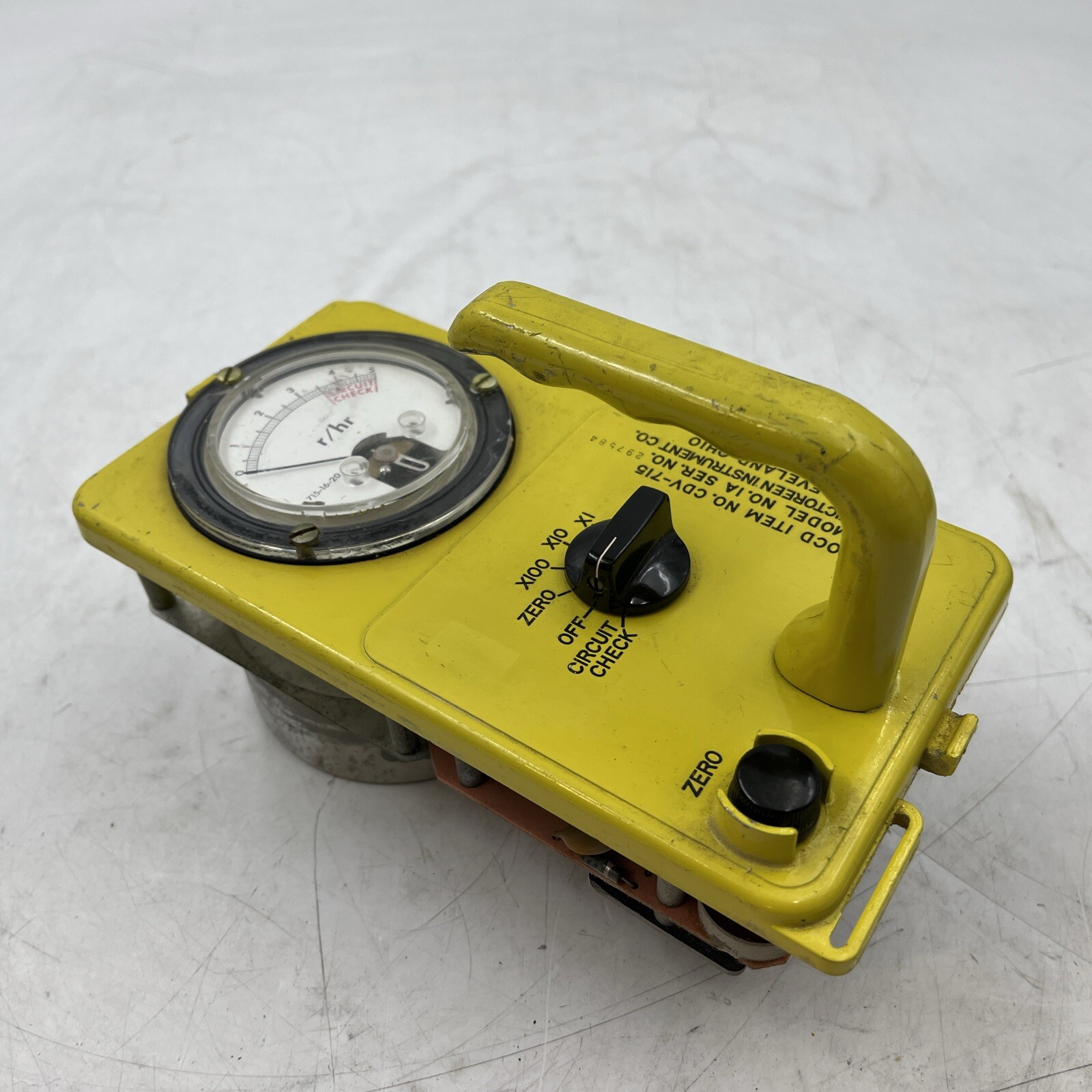 Victoreen CDV-715 Model 1A GEIGER COUNTER. Power Tested. #3 | eBay