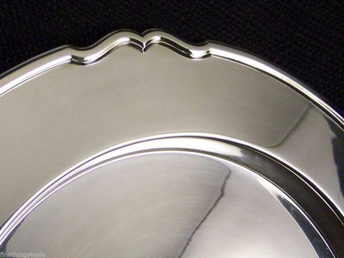 LG SHEFFIELD EDINBURGH SILVER SALVAR ROUND SERVING TRAY-view our ...