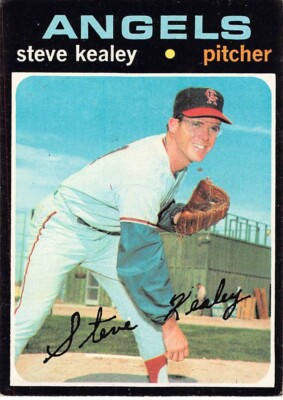 1971 Topps Baseball Steve Kealey #43 VG+ CONDITION CALIFORNIA ANGELS | eBay