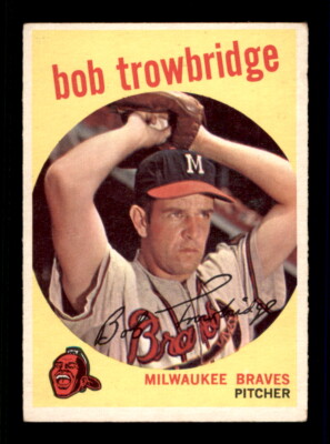 1959 Topps #239b Bob Trowbridge Gray Back | eBay
