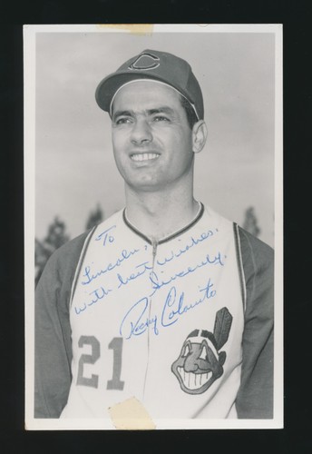 1963-69 Cleveland Indians Postcard (Type 6) -ROCKY COLAVITO ...