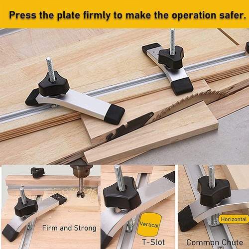Press Block T Slider Handle Hold Down Clamp Rustproof Track Jigs ...