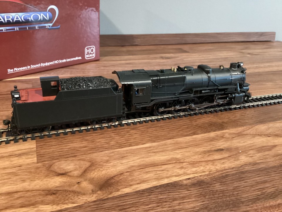 Broadway Limited - HO - PRR - I1SA 2-10-0 Unlettered + Paragon 2, DCC ...