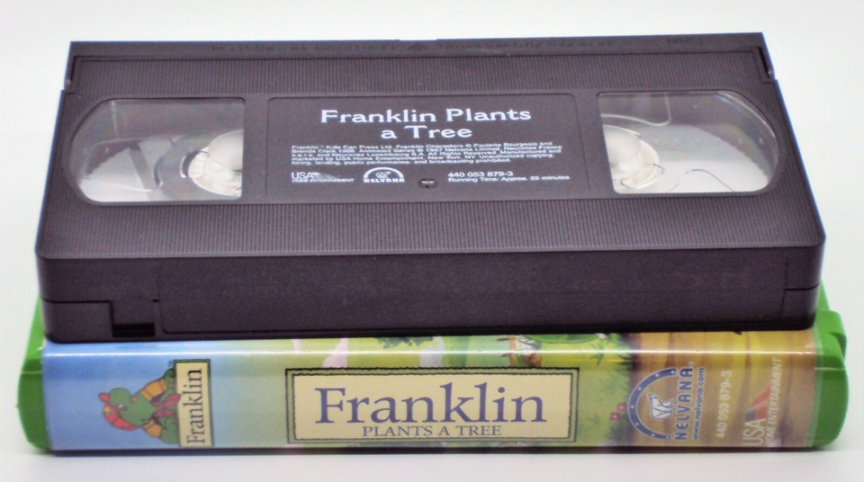 FRANKLIN PLANTS A TREE VHS Turtle Franklin's Garden Earth Day Nelvana ...