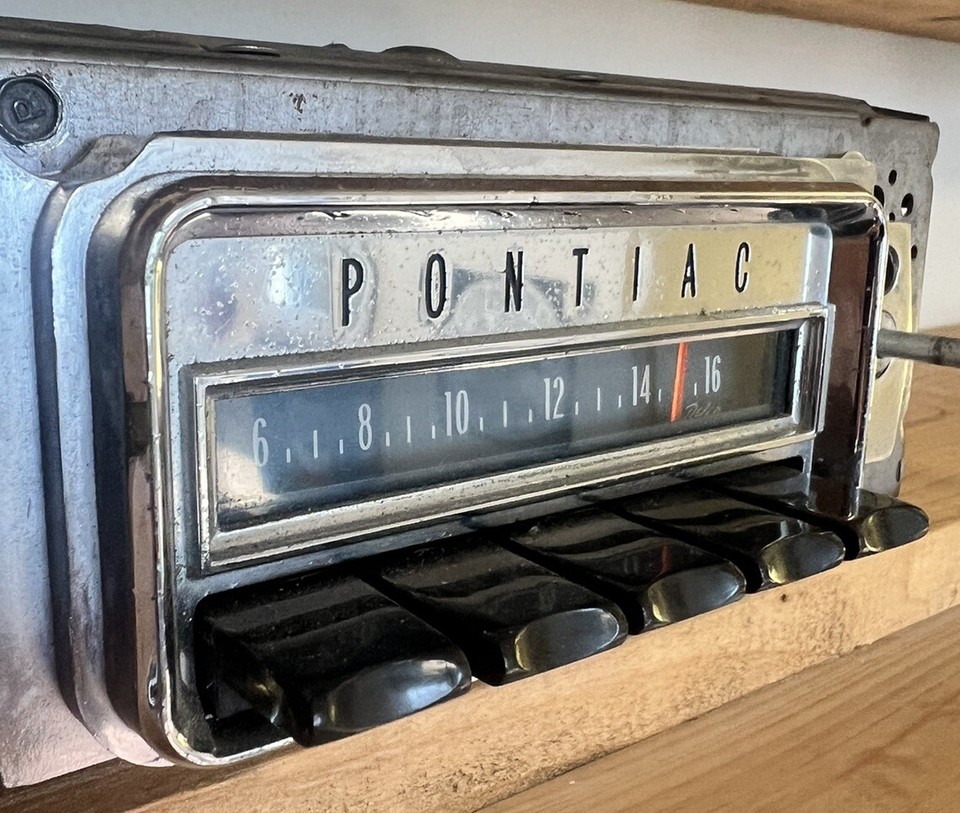 Vintage 1960s Pontiac Radio Original. Working And As Pictured | eBay