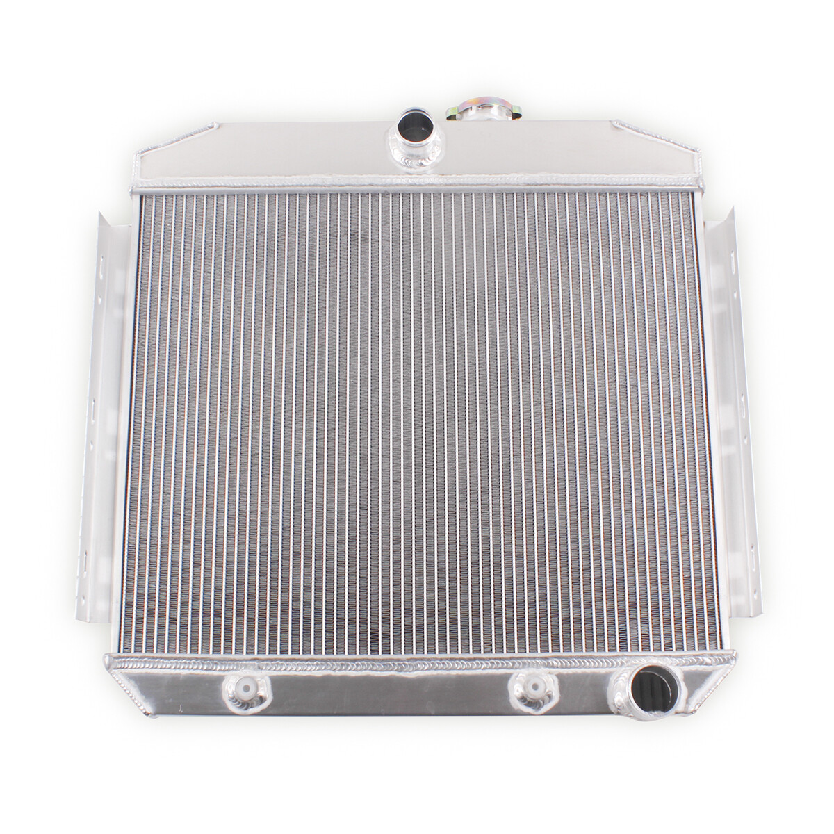 3Row Radiator with Shroud Fan For Chevy 1955-1957 Nomad 150 210 Bel Air ...