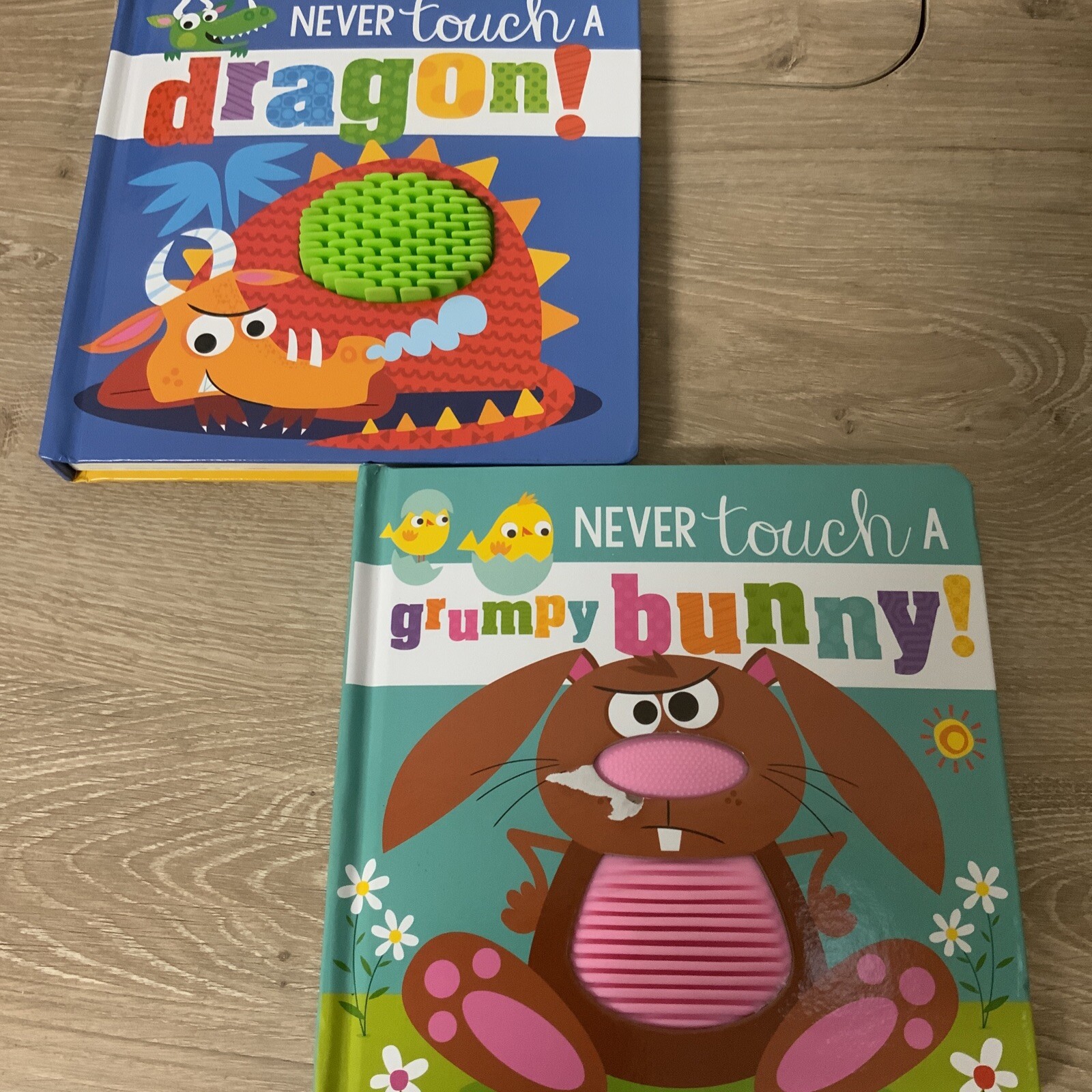📀 Never Touch a Dragon! & Never Touch A Grumpy Bunny! (SET OF 2) *READ ...