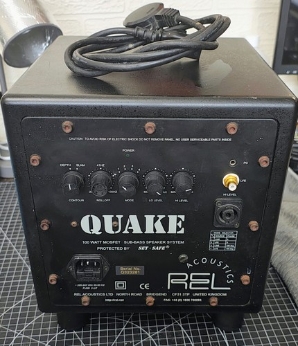 Rel Acoustics Quake 100W Subwoofer MOSFET | eBay UK