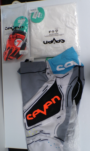 SEVEN MOTOCROSS KIT WITH PANTS GLOVE AND JERSEY FOR MOTORSPORTS KTM CRF ...
