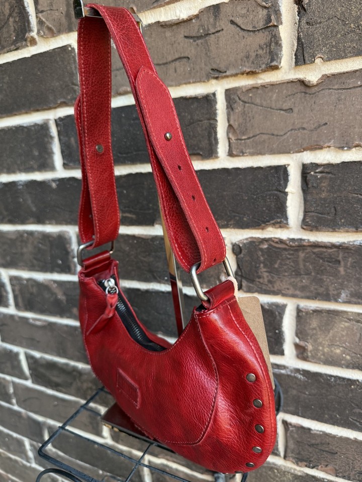NWT BED STU BED|STU Madre Small Shoulder Bag Red Boho Distressed | eBay