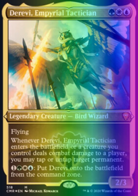 MTG Derevi, Empyrial Tactician (518/794) Commander Legends NM FOIL ...