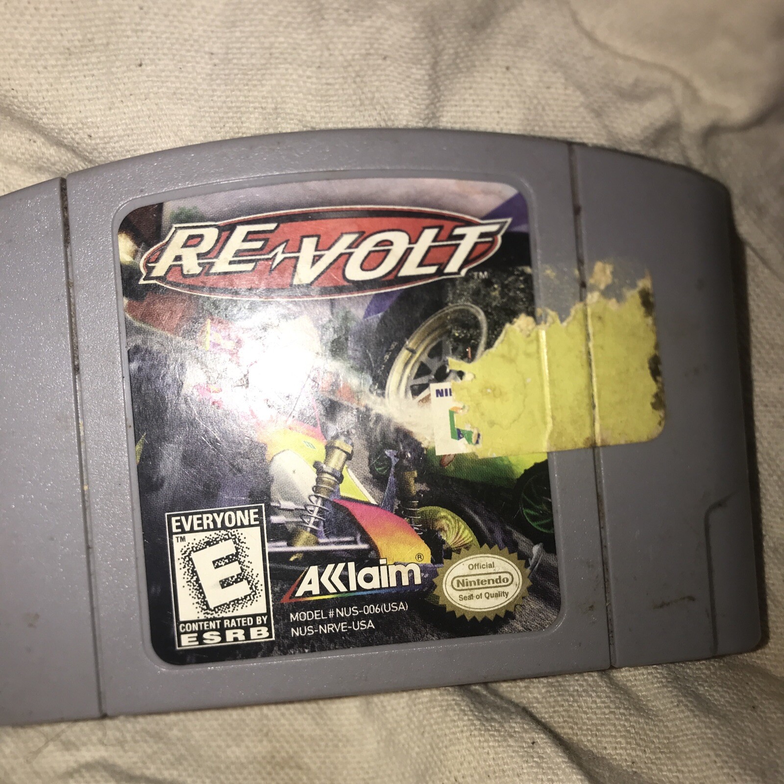 Authentic Vintage Nintendo 64 N64 Re-volt Cartridge Cart ONLY | eBay