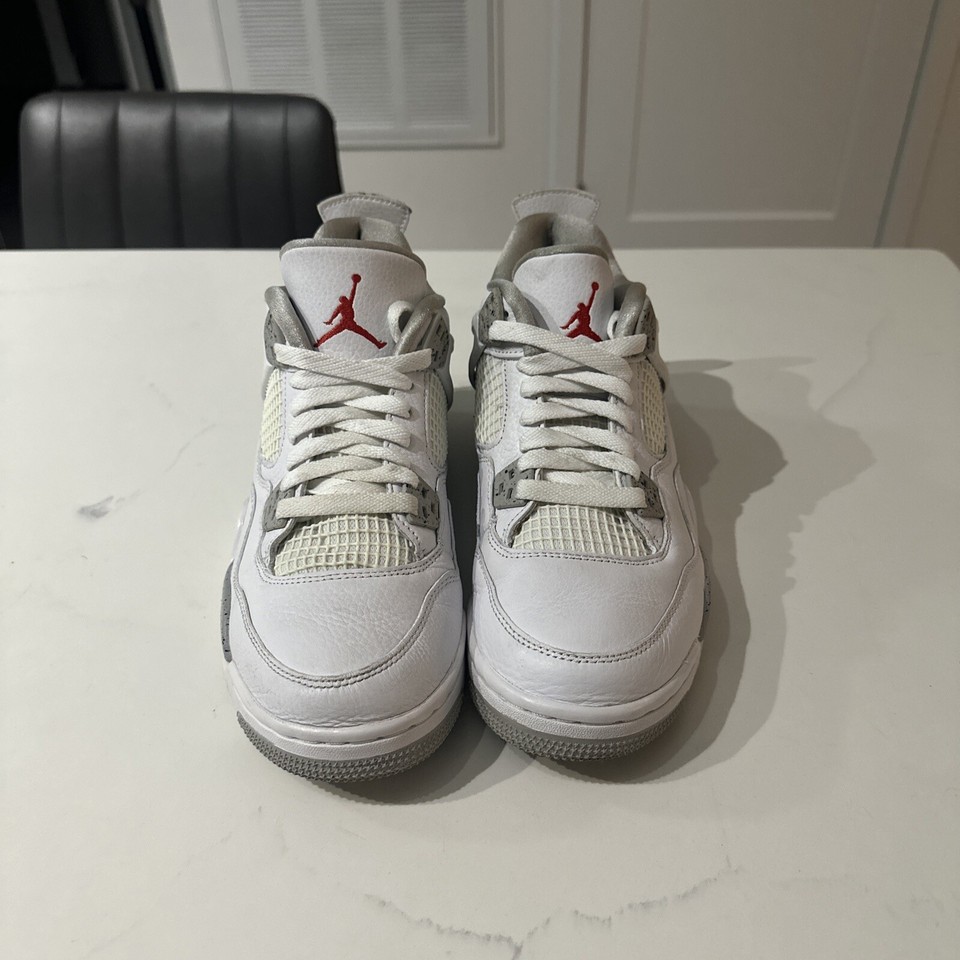 Jordan 4 Retro White Oreo Boys Size 6 Y Youth GS DJ4699-100 | eBay