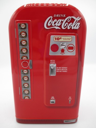 Coca-Cola Vending Machine Tin Bank Red Drink Coca-Cola Coke Retro | eBay