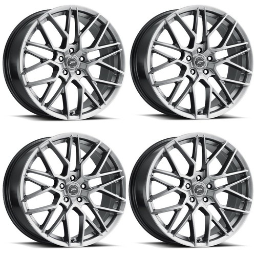 Set 4 17" Platinum 459G Retribution 17x8 Wheels 5x4.50 +40mm | eBay