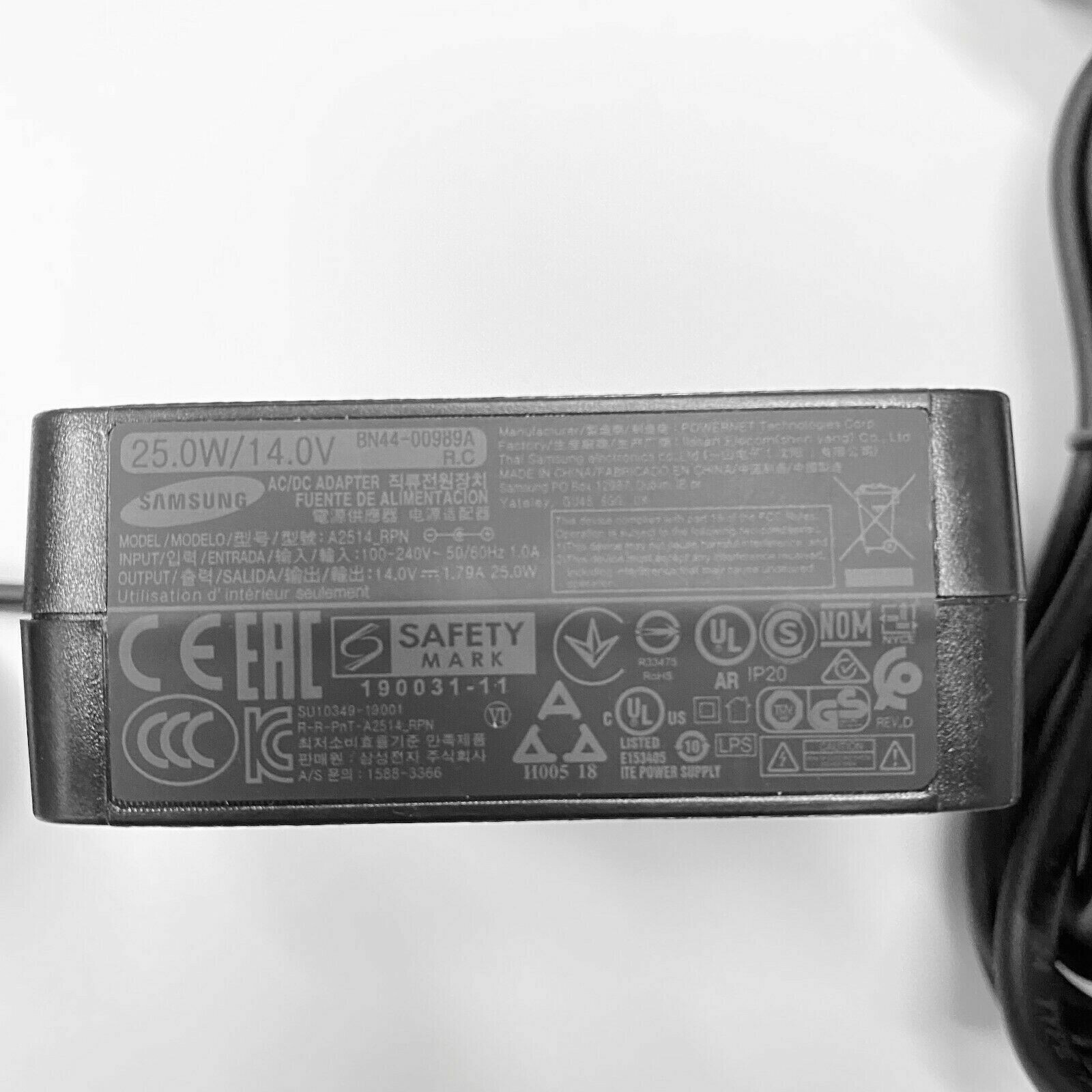 New Original OEM Samsung LS27F352FHN Monitor BN44-00989A 25W 14V AC ...