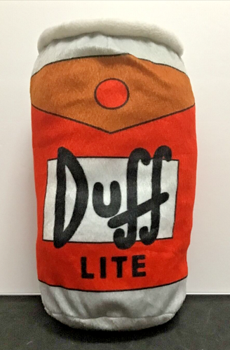 The Simpsons Plush Duff Lite Beer Can 10” Toy - Universal Studios | eBay