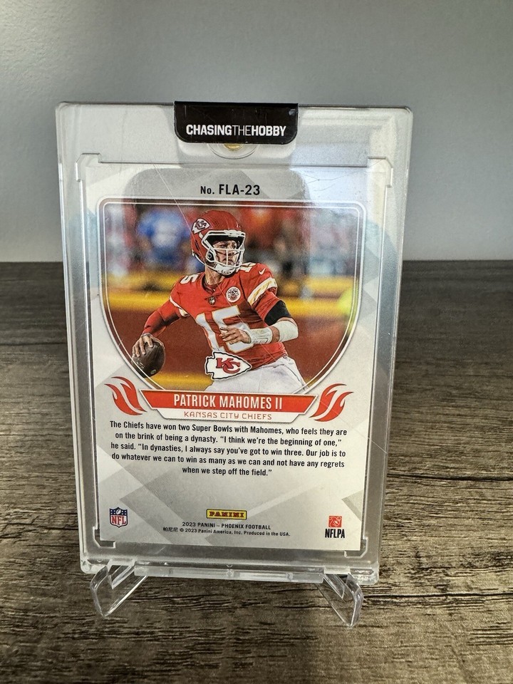 2023 Panini Phoenix - Flame Throwers Pink #FLA-23 Patrick Mahomes II ...