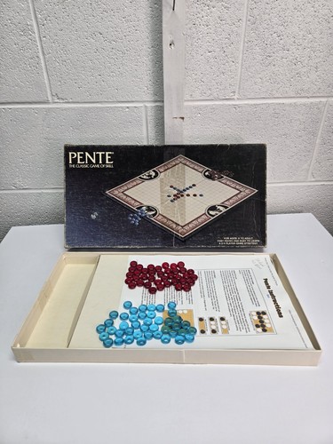 Pente The Classic Game of Skill Board Game Penta Games Red & Blue ...