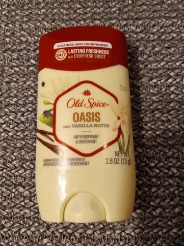 Old Spice Oasis w/ Vanilla Notes Elements Antiperspirant Deodorant 2.6 ...
