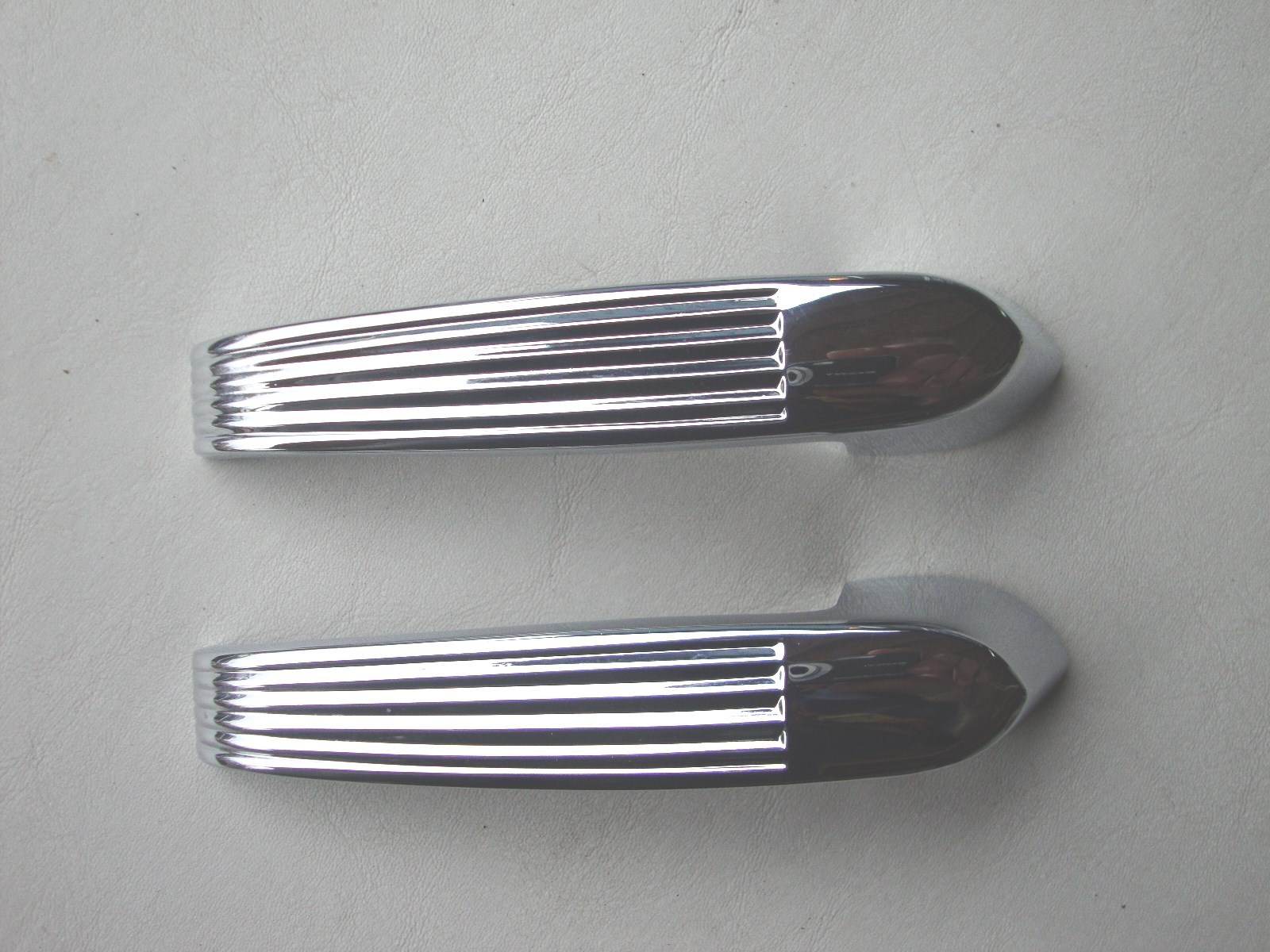 56 1956 FORD TRUCK F100 F250 INSIDE CHROME DOOR PULL HANDLES NEW * | eBay