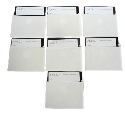 Microsoft CMOS Graphical Environment Windows 3.1 5.25" Disks | eBay