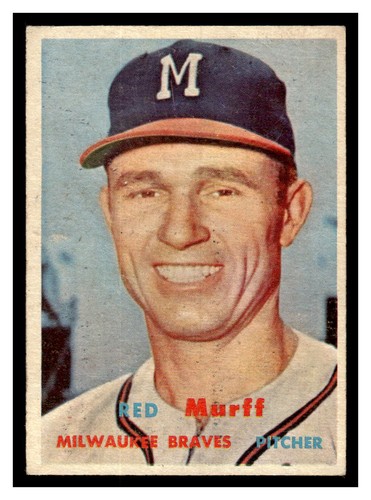 1957 Topps BASEBALL #321 Red Murff Rookie 57T | eBay