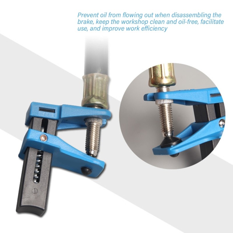 Auto Steel Line Clamp Fluid Leak Stopper Car Brake Oil Brake Clamp Plugs Tool | eBay Australia