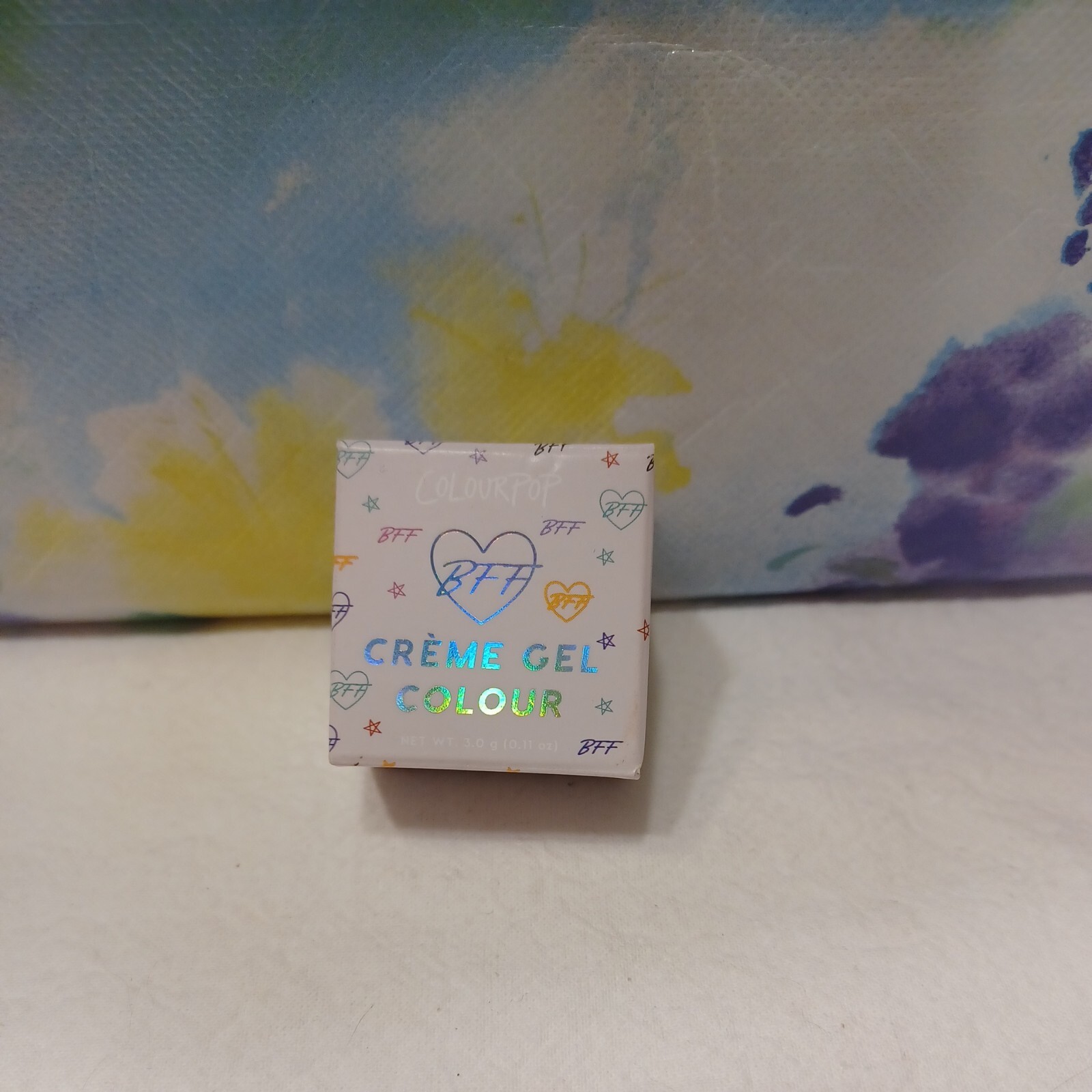 Colourpop BFF Creme Gel Colour, matte, in Stardust (yellow). Full size ...