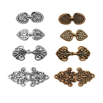 4Pairs Medieval Cloak Clasp Cape Fastener on Cape Cloak Clasp Fasteners ...