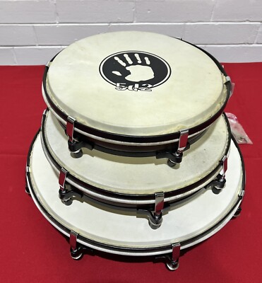 Professional Plenera Hand Drums Set Of 3, Double Rim. Puerto Rico Plena ...