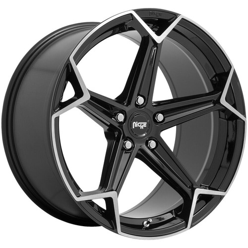 Niche N259 Arrow 20x9 5x112 27 Black Brushed Wheels(4) 66.56 20" inch ...