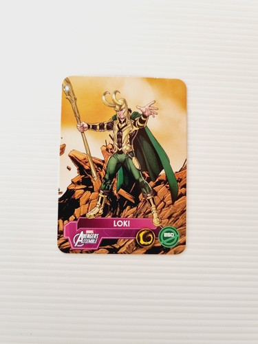 Loki Edibas Card Game N.128 Marvel Avengers Assemble Lamincards Card | eBay