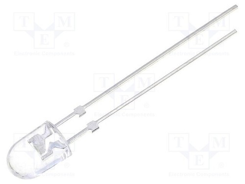 LED OSPW54A1D-MN LED Diodes Tht Ovale 5,1x4,3mm 100/40° Ovale Blanc ...