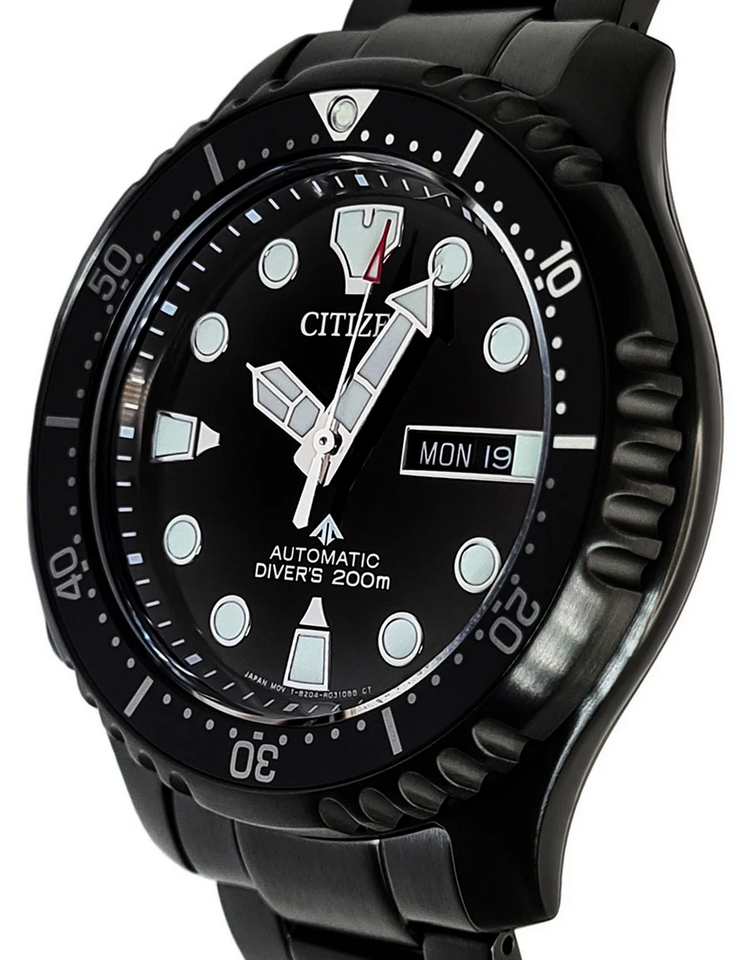 Citizen Promaster Automatic Sapphire Crystal Black Dial Diver's Watch ...