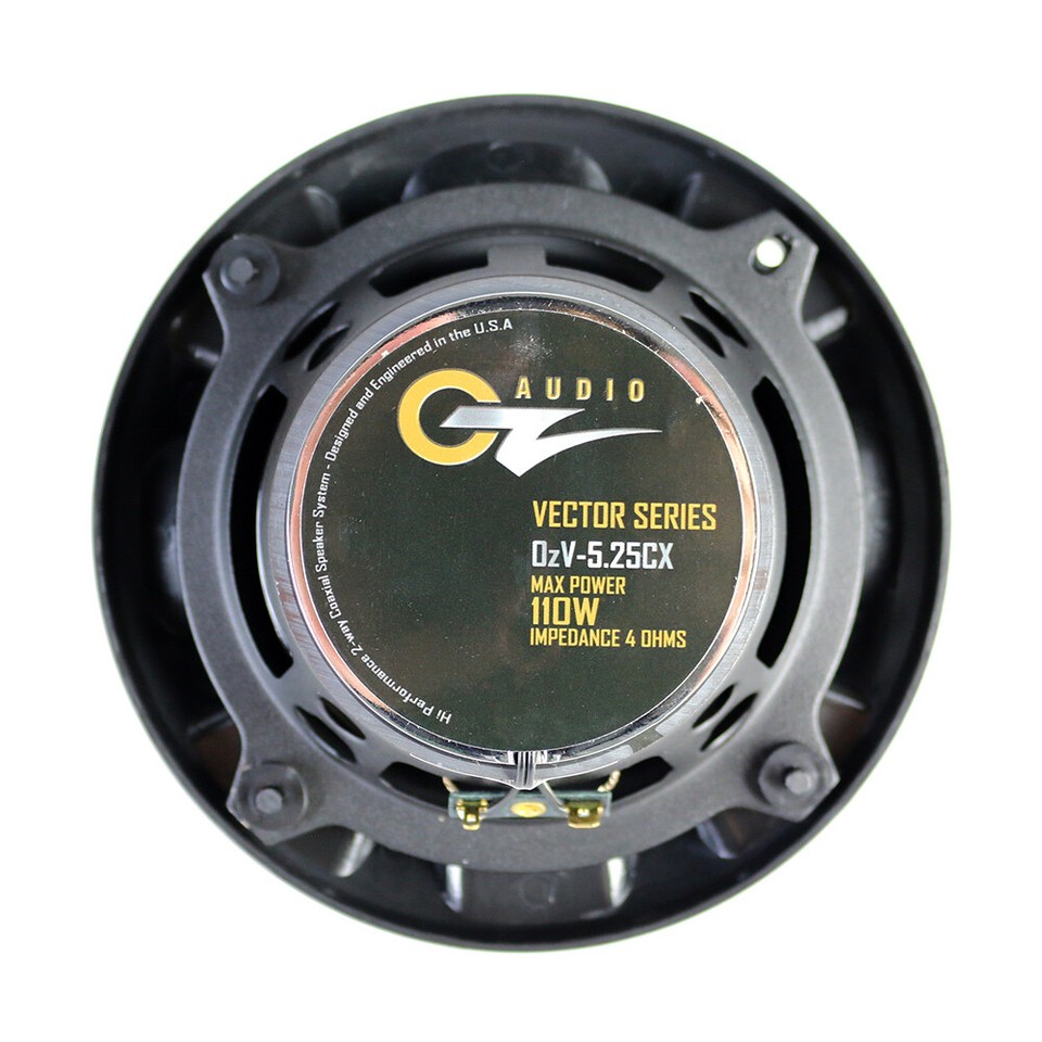 Oz Audio OzV-5.25CX 5-1/4" 2-Way Coaxial Car Audio Speakers Coax 5.25 ...