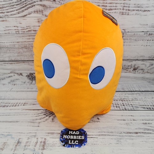 PacMan 17” Clyde Orange Ghost RARE BIG Namco Plush Stuffed Collectible ...