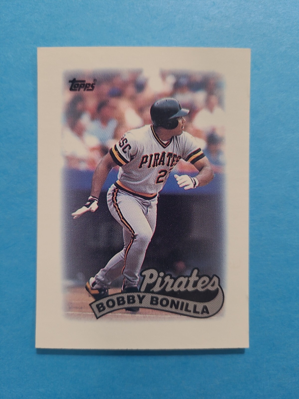 BOBBY BONILLA 1989 TOPPS MAJOR LEAGUE LEADERS MINI BASEBALL CARD # 30 ...