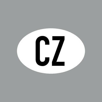 Sticker 8cm Sticker Cz Small Country Cze Country Codes 4061963088555 | eBay