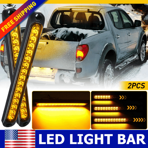 For Universal Cars?AMBER SEQUENTIAL LED TURN SIGNAL SIDE MARKER LIGHT ...