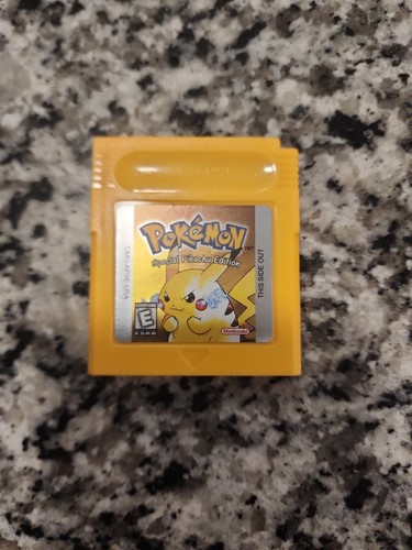 Pokémon Yellow Special Pikachu for GB, Tested! Saves Great, Ships Fast ...