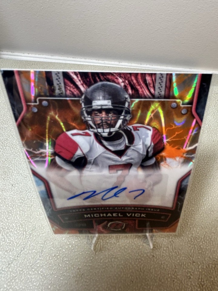 2024 Topps Resurgence Football RS-MV Michael Vick Auto Orange Power ...