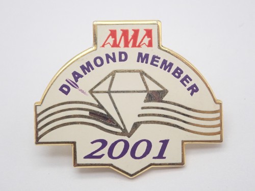 American Motorcycle Association Diamond Member Vintage Lapel Pin | eBay