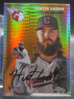 2023 Topps Chrome Platinum Anniversary - Hunter Gaddis (RC/Cleveland ...